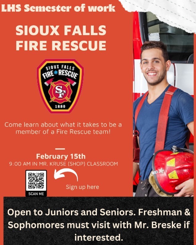 LHS Semester of Work - Sioux Falls Fire Rescue | Lennox School District